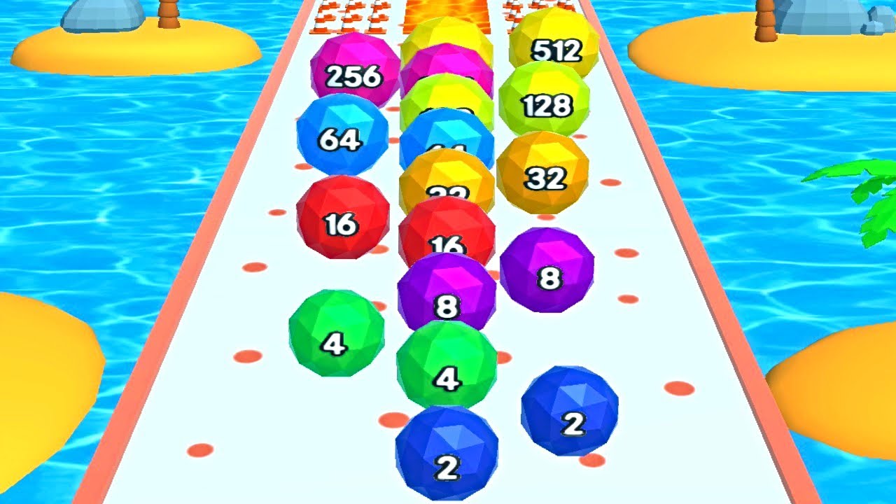 2048 Runner Balls: Ball games ! All Levels Gameplay (784-788) android ...