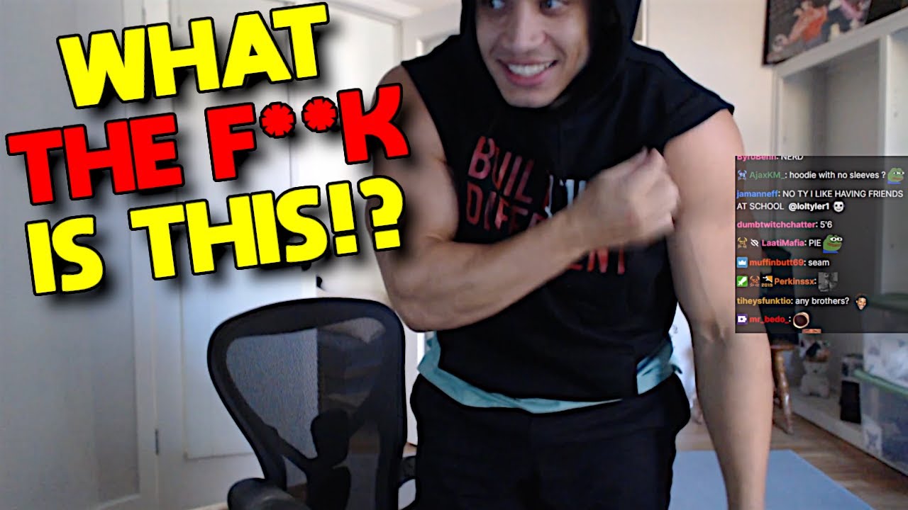Tyler1 shows his new merch sample - YouTube