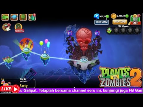 LIVE : 185 GAME SERU PLANT VS ZOMBIE MELAWAN KUMPULAN PARA BOS ZOMBIES ...