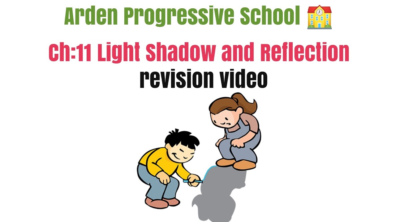 grade 6 science CH:-11 Light shadow and reflection (revision video ...