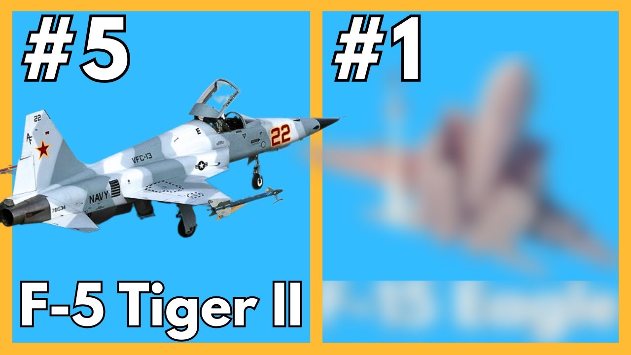 Top 5 ICONIC USAF Fighter Jets Of The 1980s - YouTube