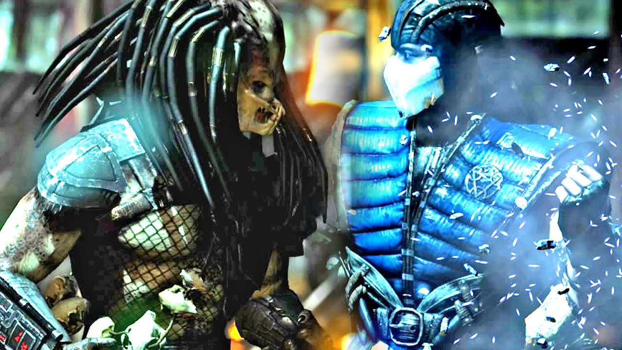Unmasked Predator vs Sub Zero (Hardest AI CPU) - Mortal Kombat X - YouTube