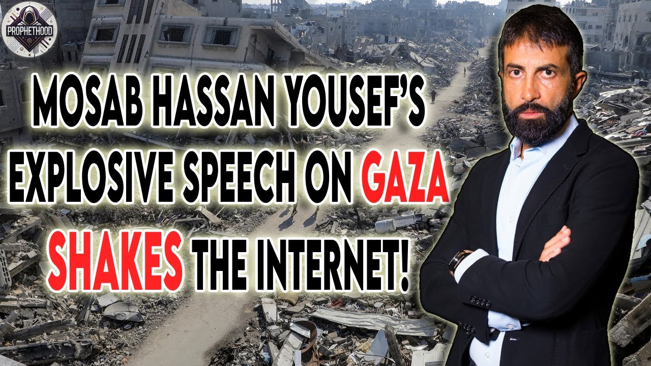 Mosab Hassan Yousef’s Explosive Speech on Gaza SHAKES the Internet ...