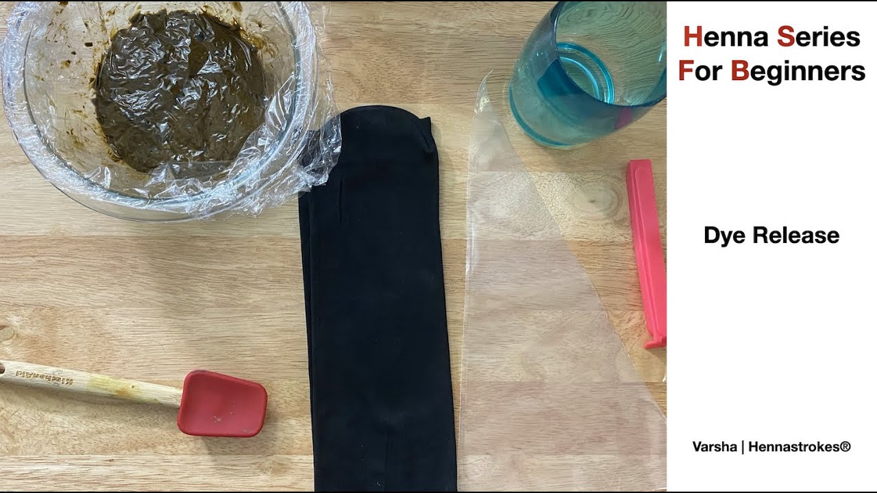 Dye release process for Darker Henna Stain. Safe and home made paste ...