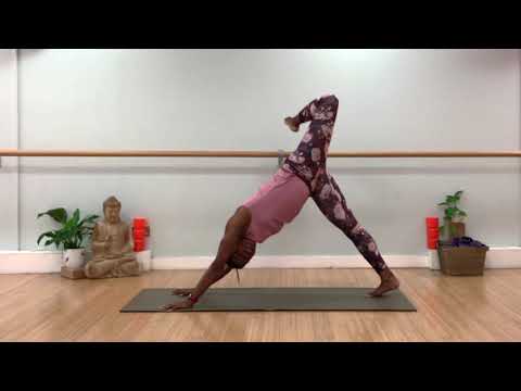 60 Min POWER Vinyasa Yoga 'Energize" Flow | 1 hour Intermediate Yoga ...