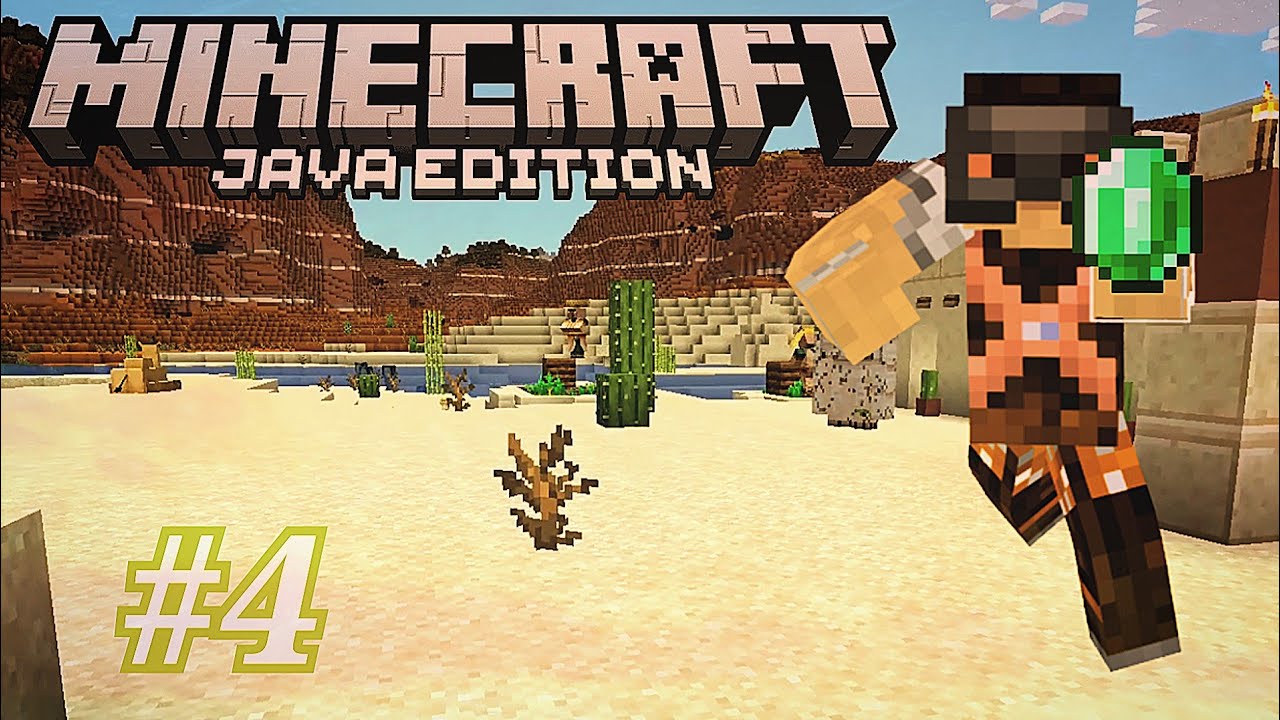 Dorf und Ausrüsten für den Nether | Minecraft Java-Version durchspielen #4 - YouTube