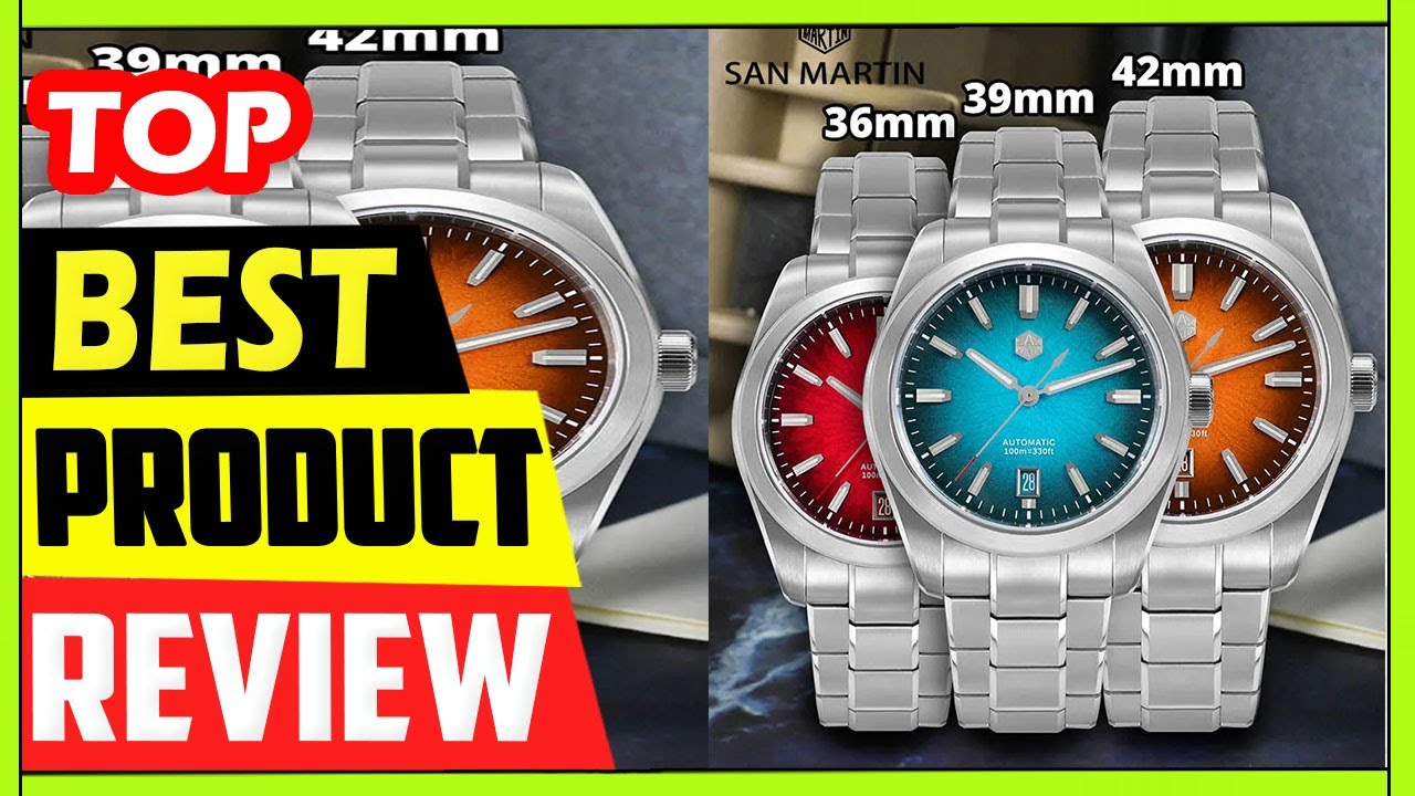 Best San Martin Automatic Mechanical Watches Review - YouTube
