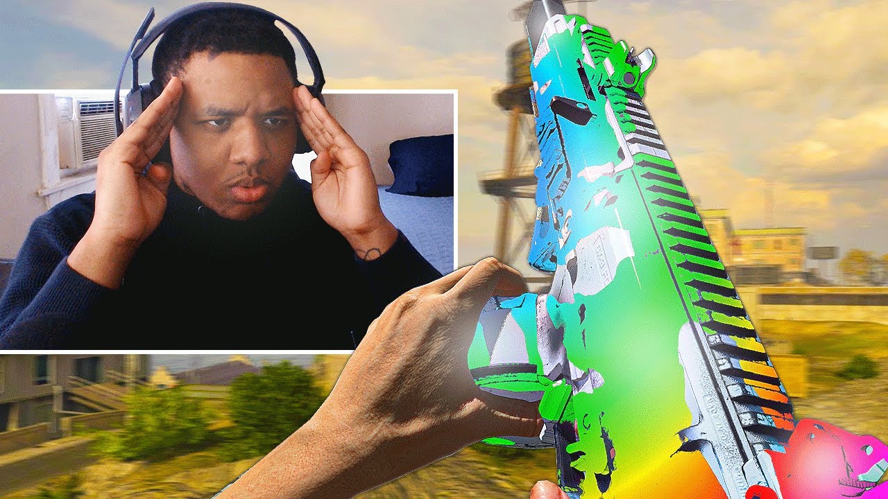 the *NEW* RAINBOW CAMO in WARZONE.. 🤩 (Rebirth Island Warzone) - YouTube