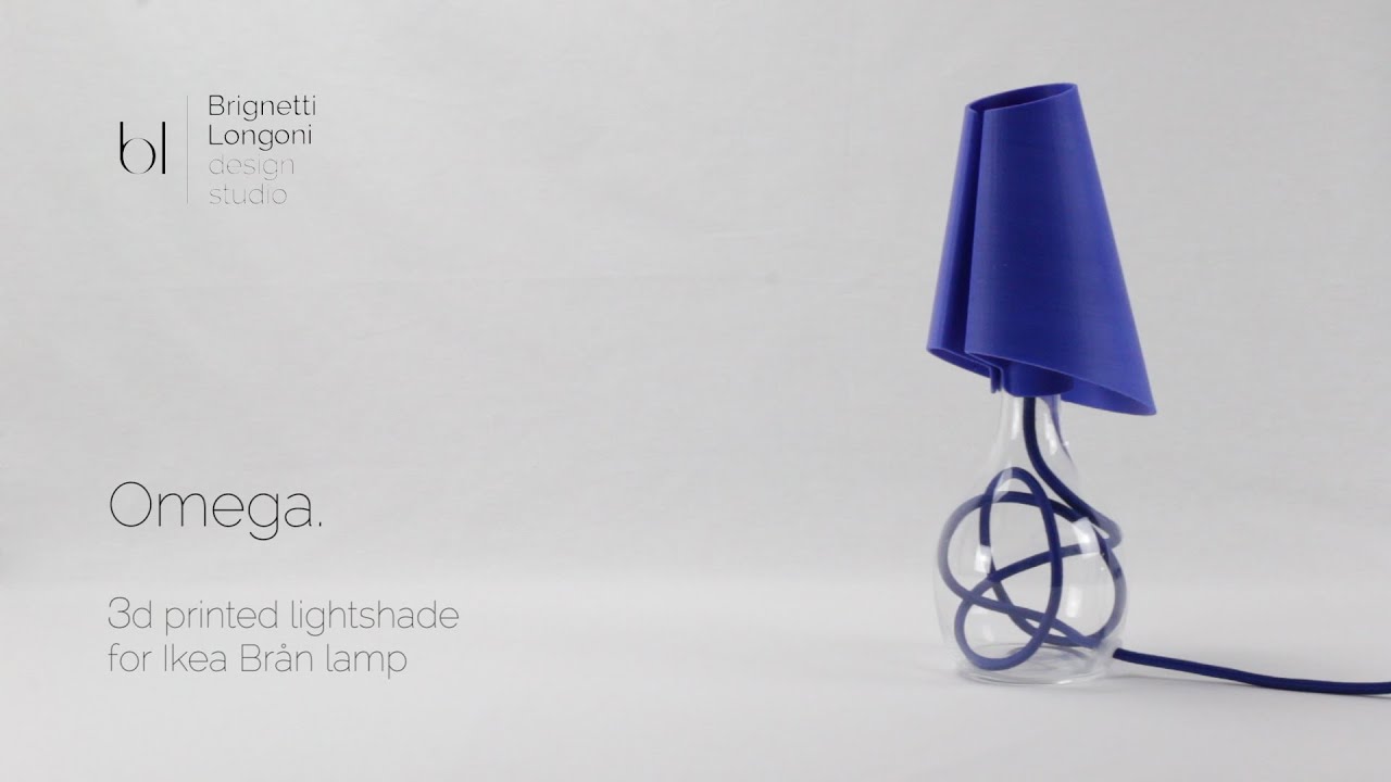 Omega Lamp, 3d printed lamp - YouTube