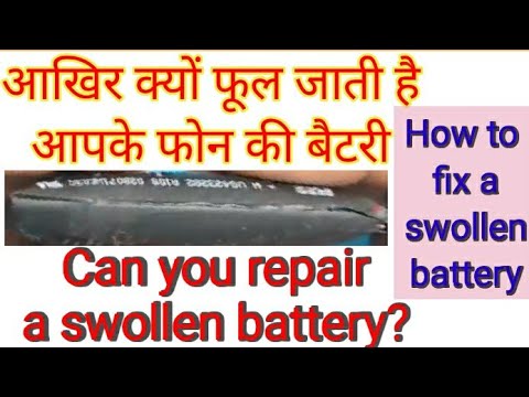 Why battery swells ? || Why battery explodes 🔥 || How to REPAIR a ...