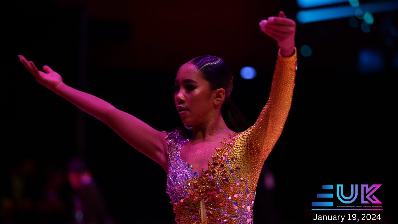 UK Open 2024 💛 U14 Pro/Am Single Dance #dance #dancer #competition # ...