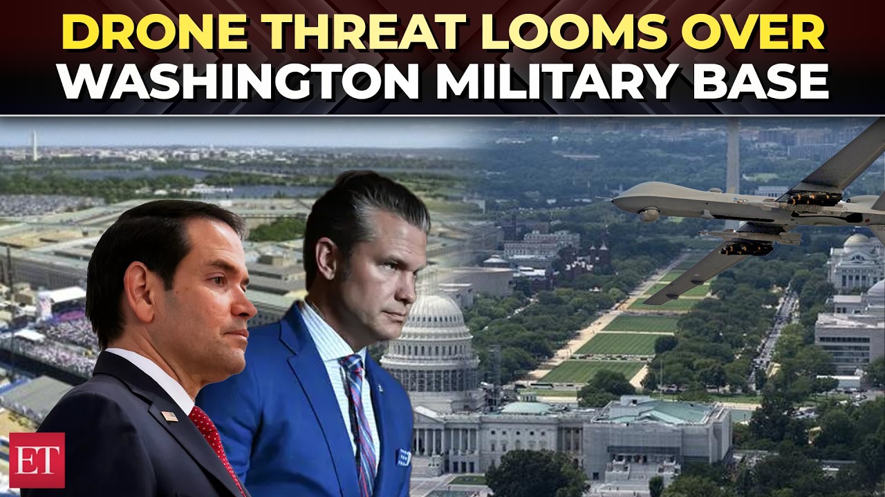 Mystery drones spotted over Washington Army base where Rubio, Hegseth ...