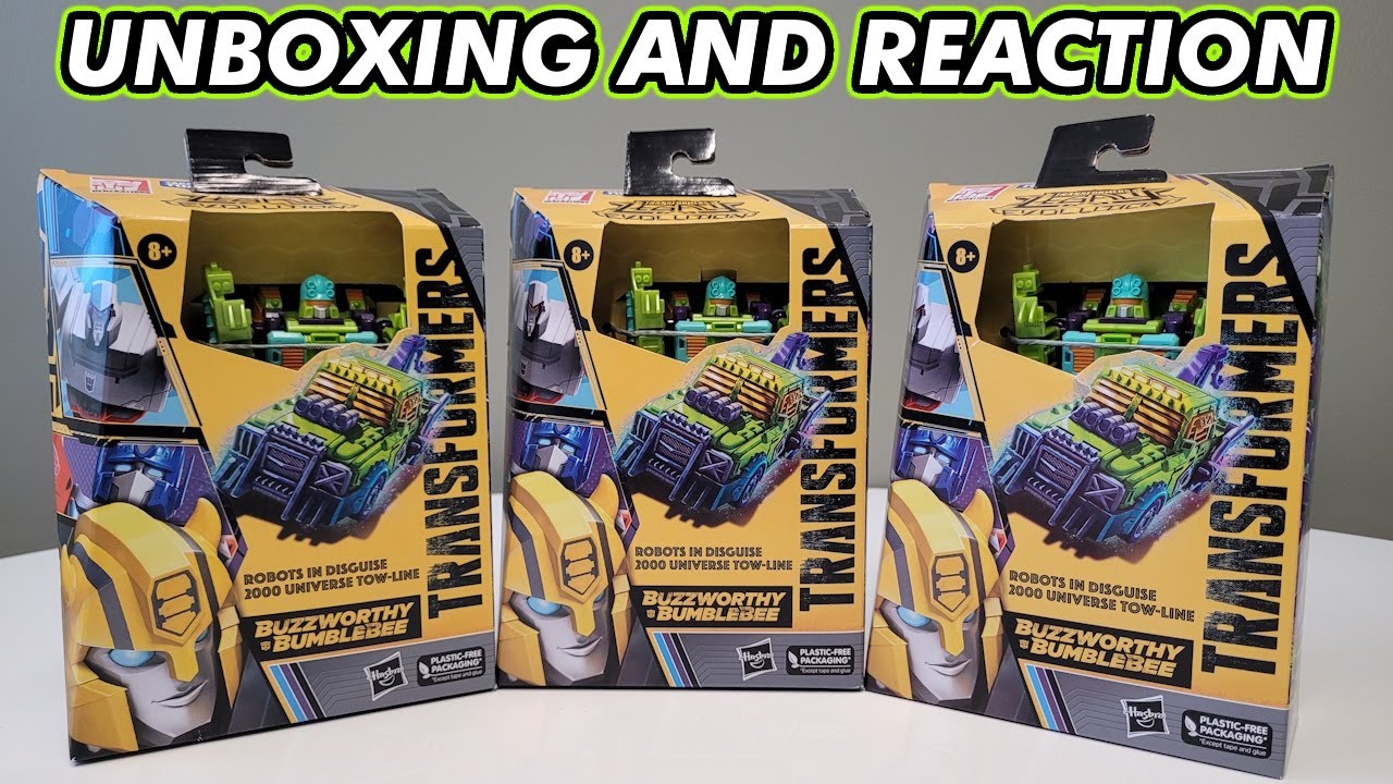 Unboxing and Reaction: Buzzworthy Bumblebee RID Universe Tow-Line - YouTube
