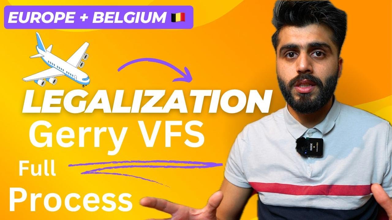 Legalization Documents For Belgium From Gerry VFS - YouTube