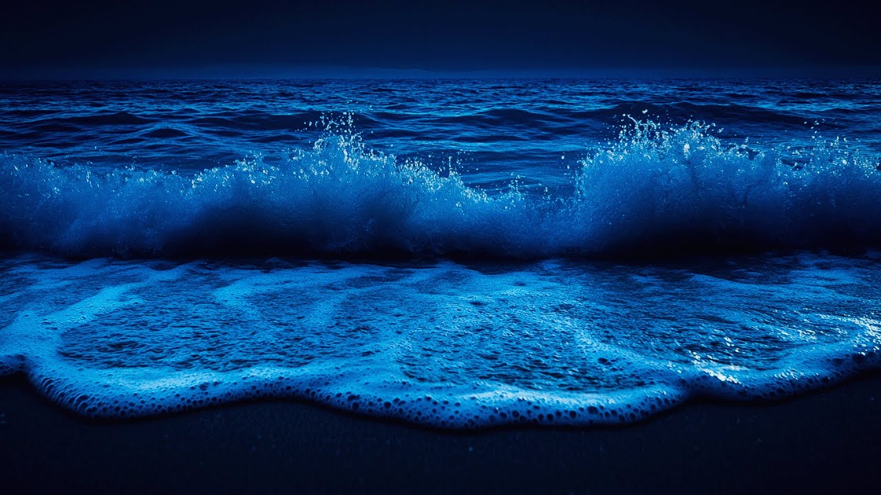 Soothing Beach Waves Rolling Gently to Help You Unwind, Relieve Stress ...