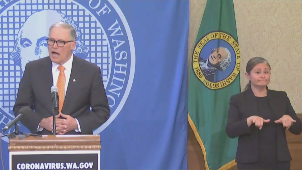 Washington Gov Jay Inslee extends 'stay home' order - YouTube