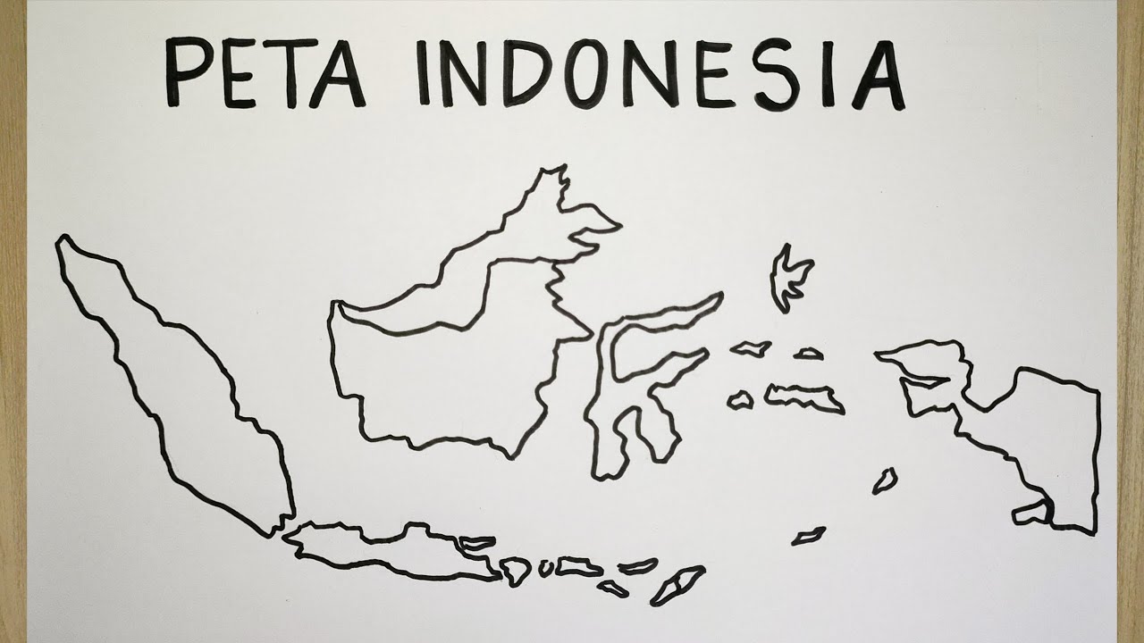 Cara membuat gambar peta indonesia - GAMBAR PETA INDONESIA - YouTube