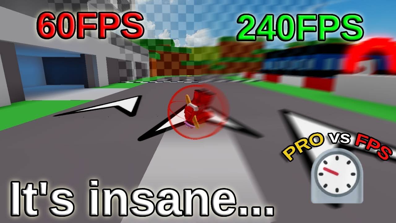 I tried FPS unlocker in Super Blocky Ball for the first time... PRO vs ...