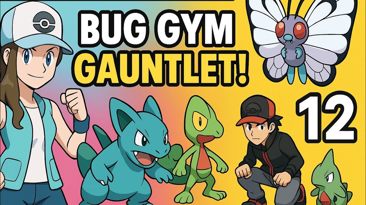 WHITE’S BUG GYM GAUNTLET! 🐝💥 | Pokémon Light Platinum Ep.12 - YouTube