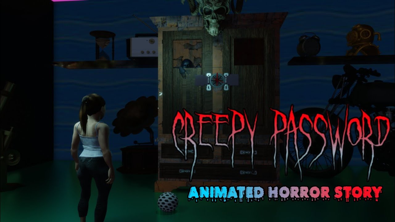 CREEPY PASSWORD | Horror Animated Story in Hindi | scary story | horror ...