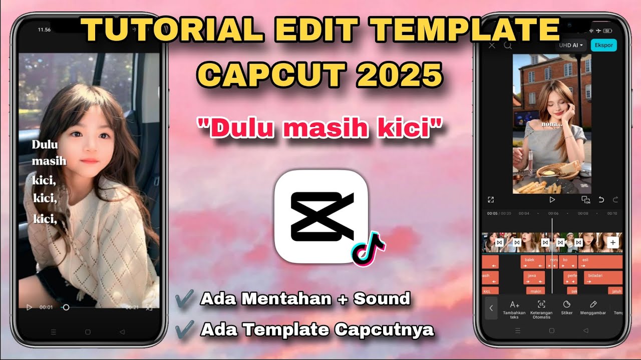 Tutorial Edit Template Capcut DULU MASIH KICI KICI NONA 2025 - YouTube