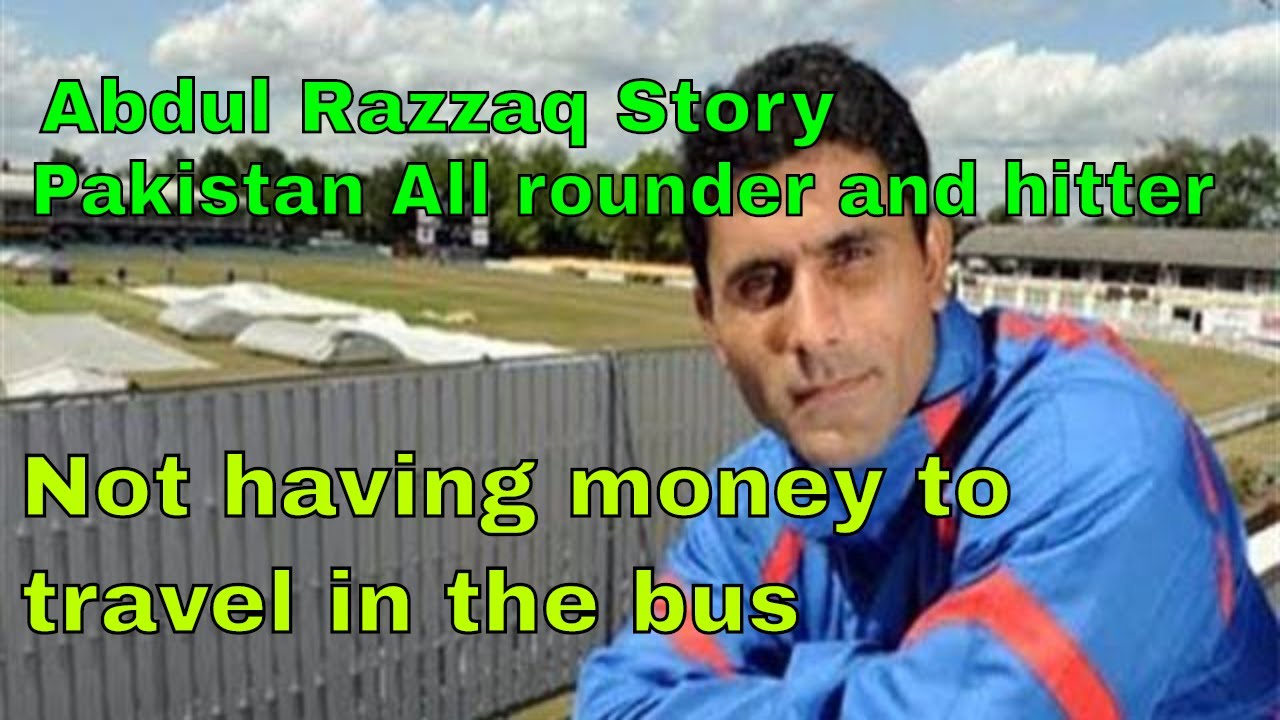 Abdul Razzaq Biography and Cricket Career Statistics - YouTube