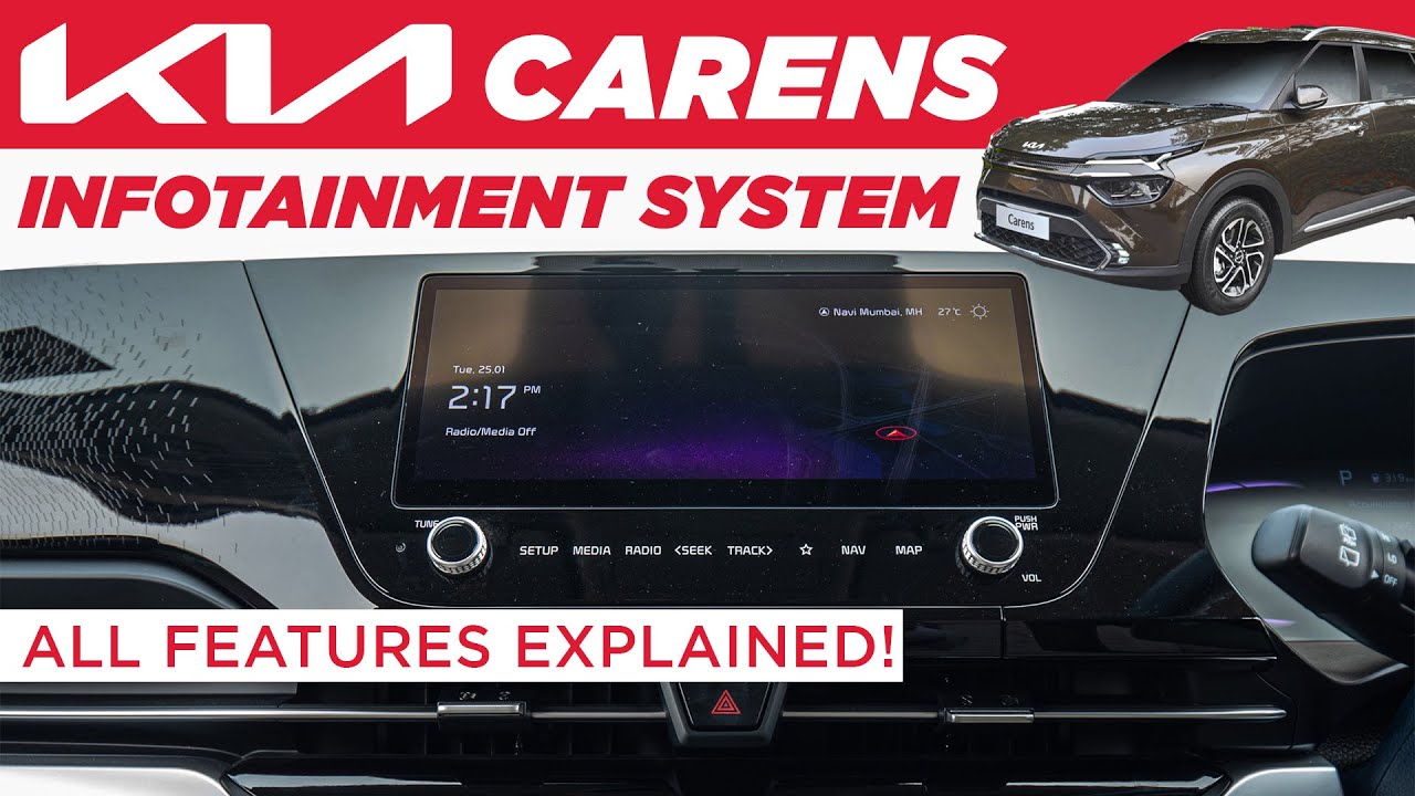 Kia Carens Infotainment System | Feature Loaded🔥 - YouTube