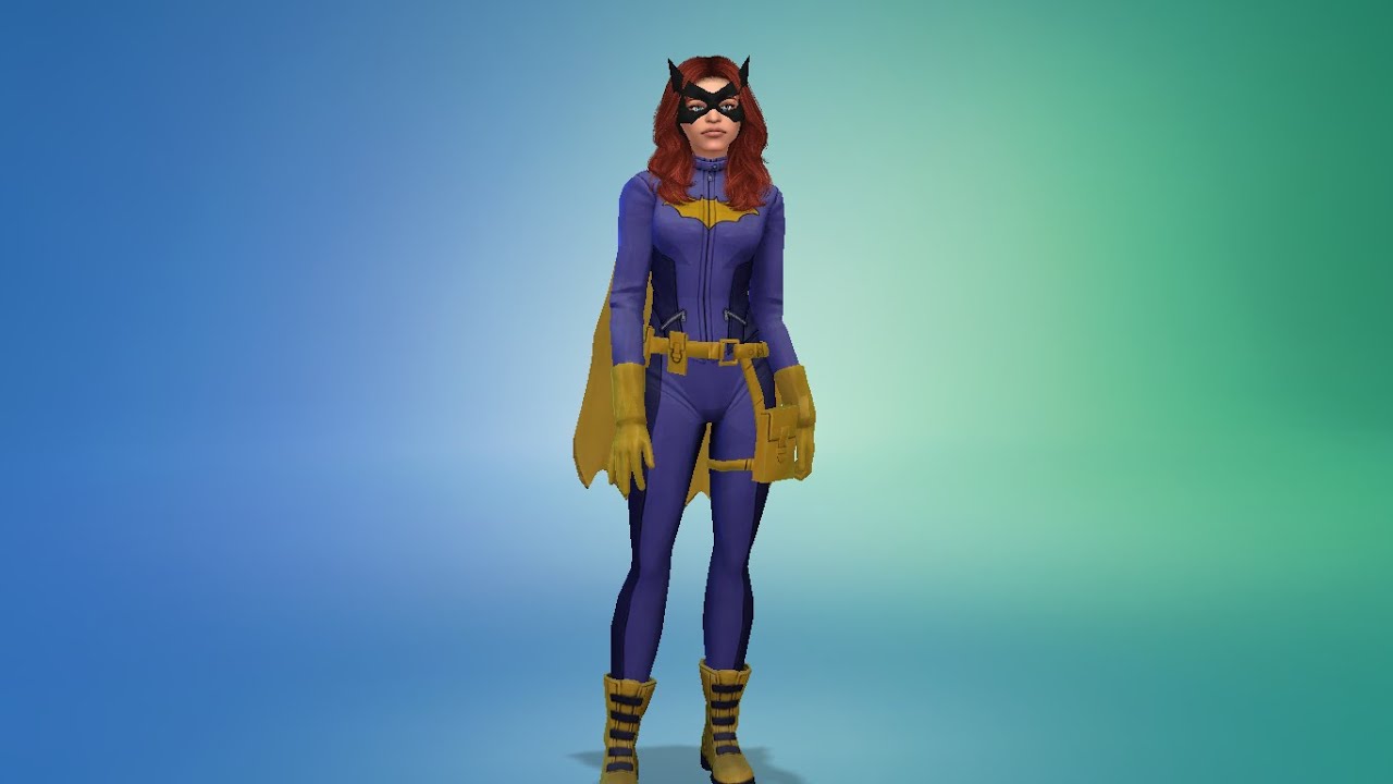 Sims 4 | Batgirl/Oracle - Barbara Gordon + CC Links - YouTube