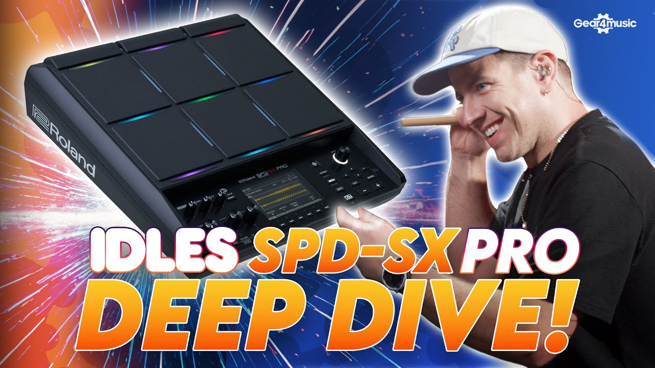 IDLES Jon Beavis deep dives on the Roland SPD-SX PRO | Gear4music Drums ...