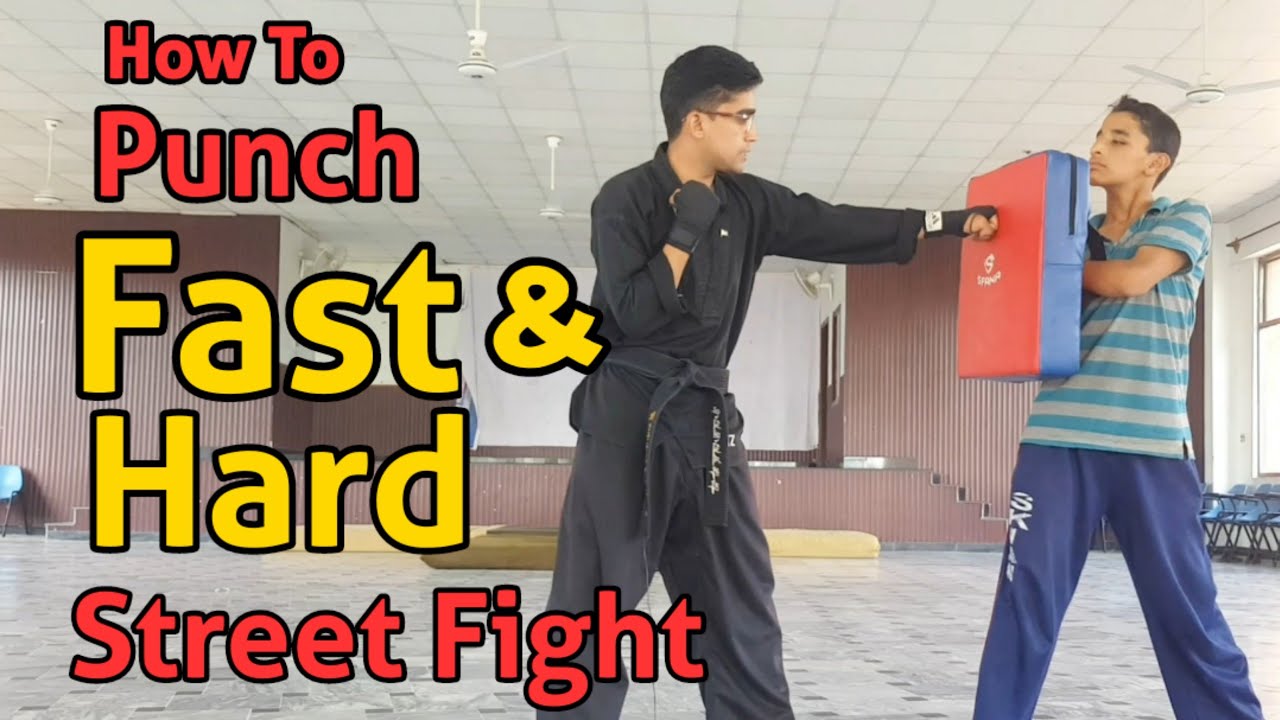 How to Punch Hard And Fast In Street Fight | Stay Fit With Ahsan - YouTube