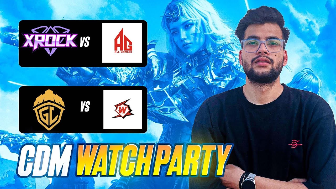 AG VS XROCK , GODL VS WL LAN DECIDERS & CP GIVEAWAY🤯 CDM OFFICIAL ...