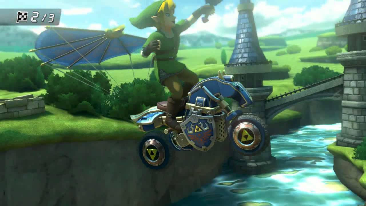 Wii U - Mario Kart 8 - Circuit d'Hyrule - YouTube
