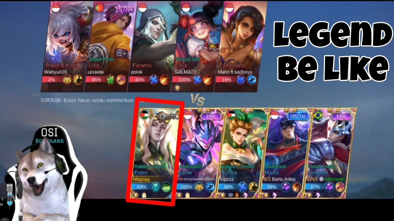 BEST HEALER SUPPORT ESTES GAME PLAY - MOBILE LEGEND - YouTube