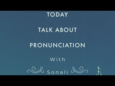 English Session - Learn About Pronunciation - YouTube