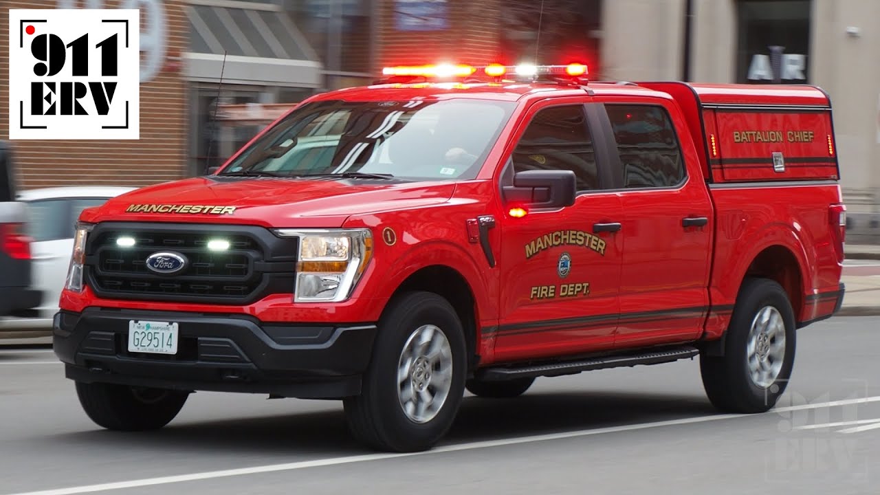 Manchester Fire Truck Responding | BRAND NEW Car 1 - YouTube
