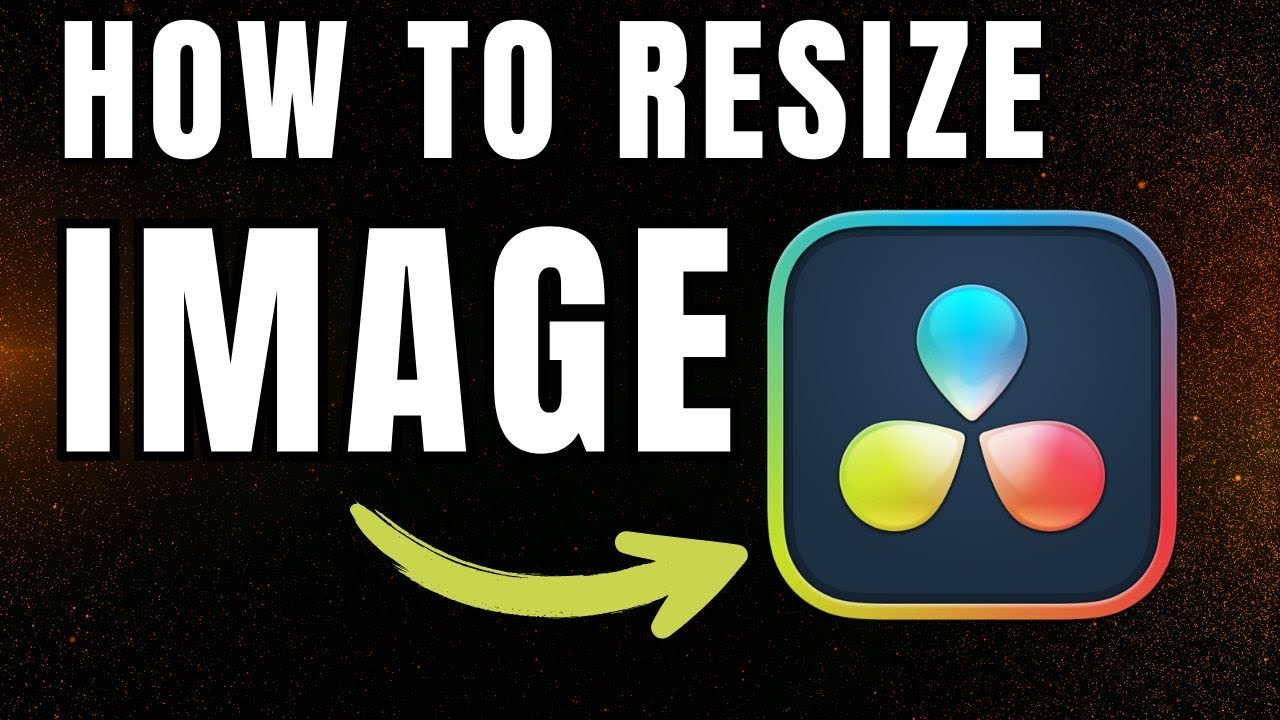 How To Resize Image In Davinci Resolve 19 Tutorial Youtube