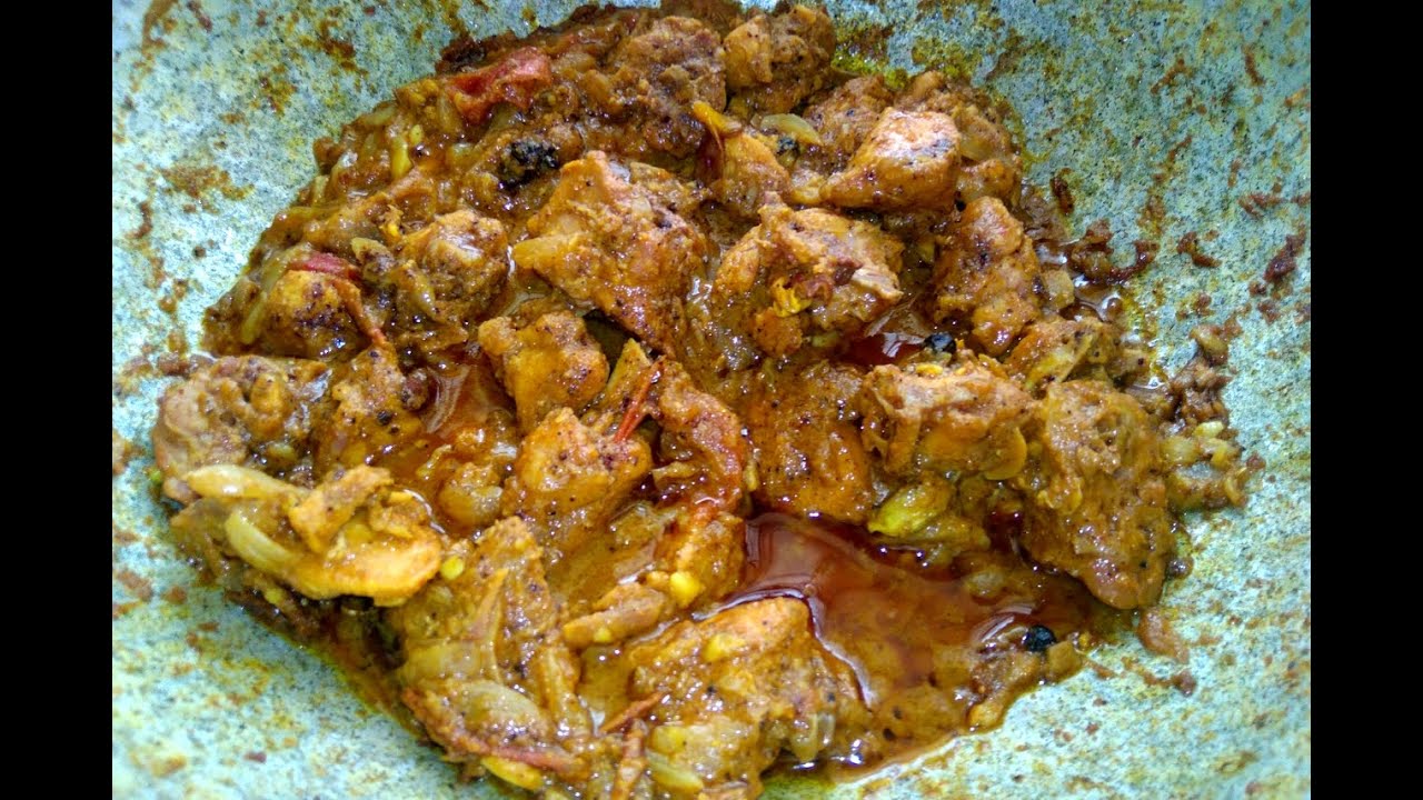Chicken thokku recipe in Tamil/chicken gravy in Tamil/chicken kulambu ...