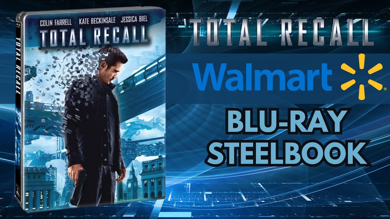 Total Recall Walmart Exclusive Blu-ray Metal Case | Released December ...