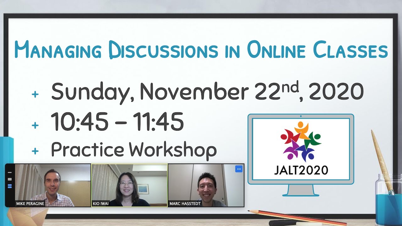 Kio Iwai, Marc Hasstedt and Michael Peragine: Managing Discussions in ...