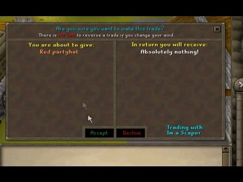 The Easiest Way To Scam Someone On Runescape! - YouTube