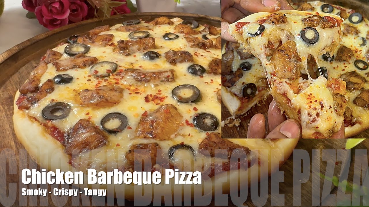 Dominos Style Chicken Barbeque Pizza in Just 20 Mins | BBQ Pizza No ...