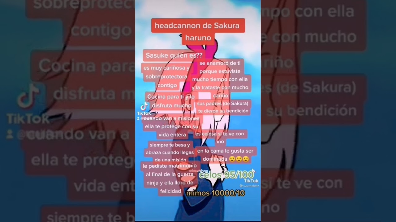 headcannon de Sakura haruno#naruto #narutoshippuden #sakuraharuno # ...