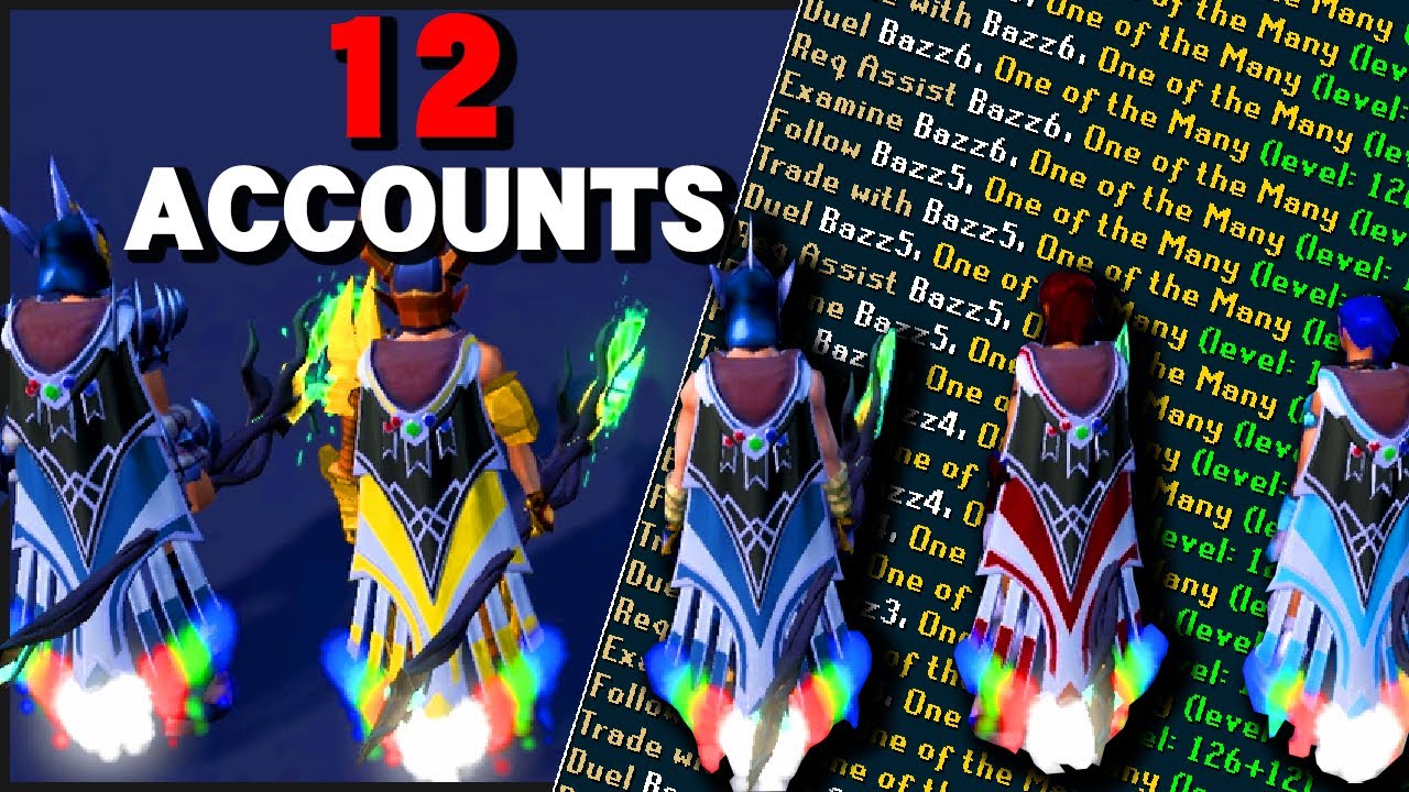 He Plays 12 RuneScape Accounts At The Same Time! Bazz Army Interview ...