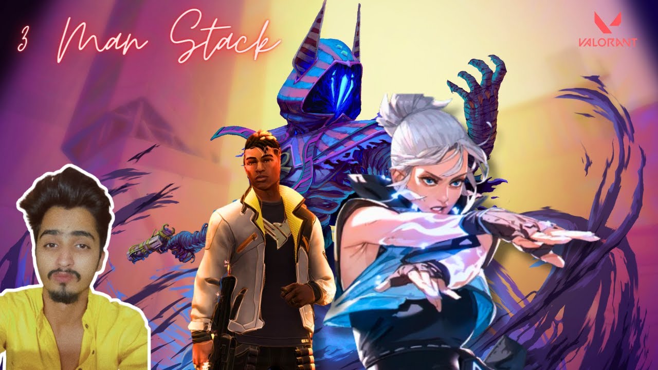 3 Man Stack in unrated!! || Facecam || #valorant - YouTube