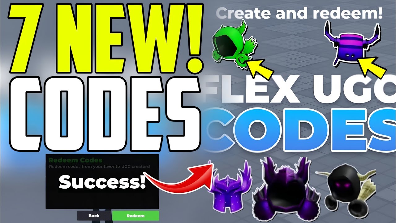 All Working FREE FLEX UGC Codes 2026 – Roblox FLEX UGC Codes – 100% ...
