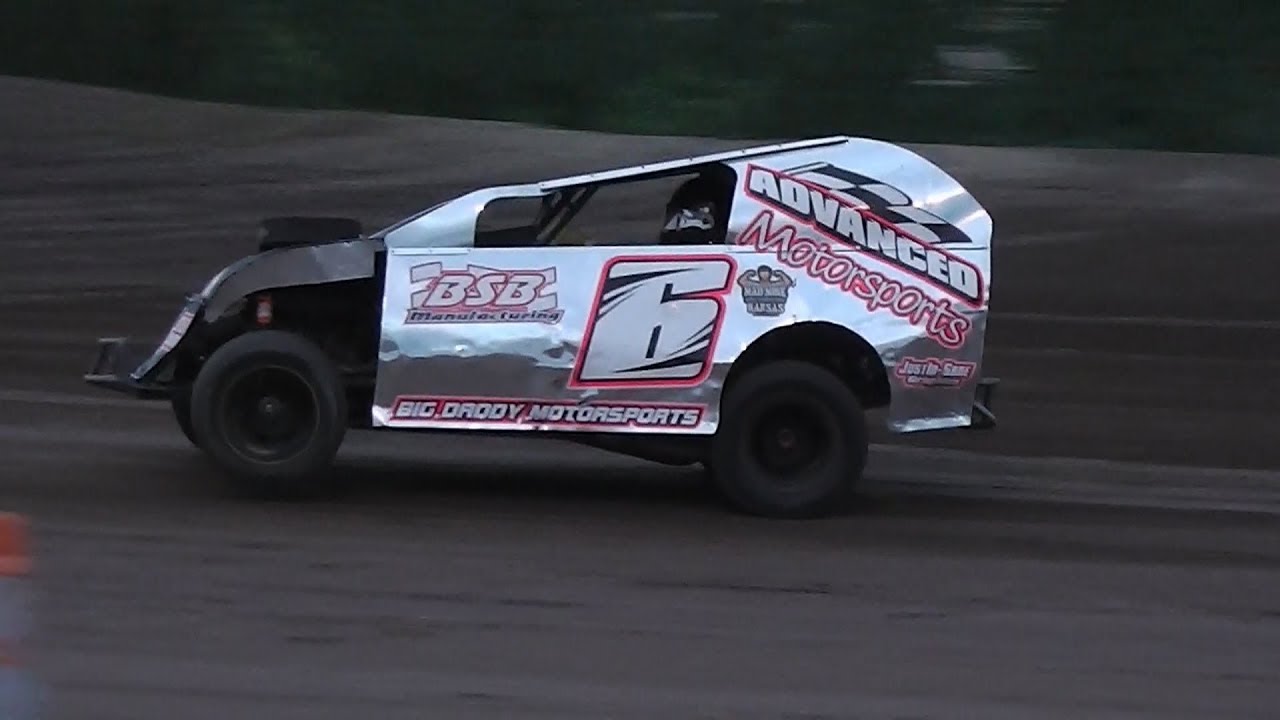 Salina Speedway NCRA Mod lites 9-1-17 - YouTube