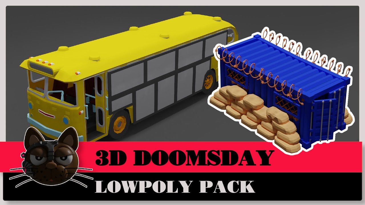 3D Doomsday Lowpoly Pack - Bus Demo - YouTube