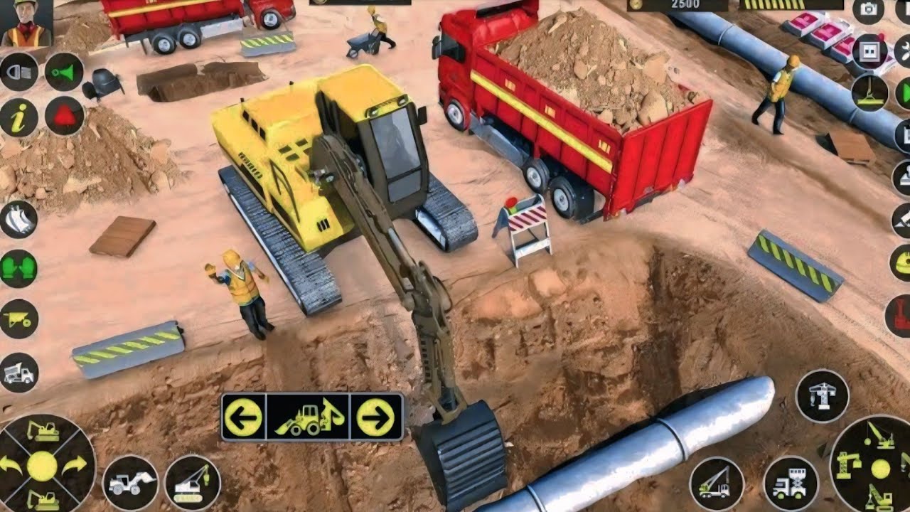 Train Track Builder Simulator #1 - Mega JCB Machines Construction ...