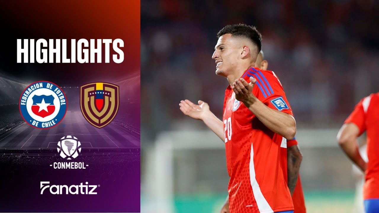 Chile 4-2 Venezuela | Extended Game Highlights | World Cup Qualifiers ...