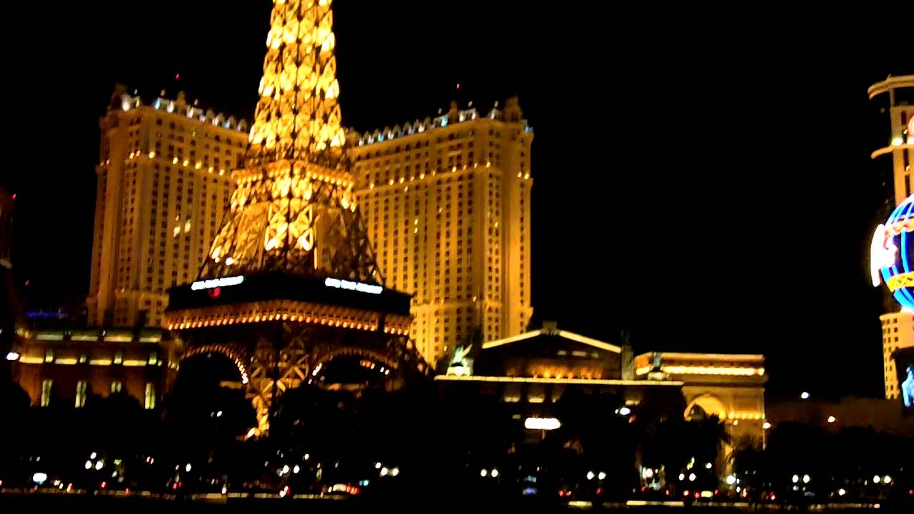 2013 Strip View from Bellagio - YouTube